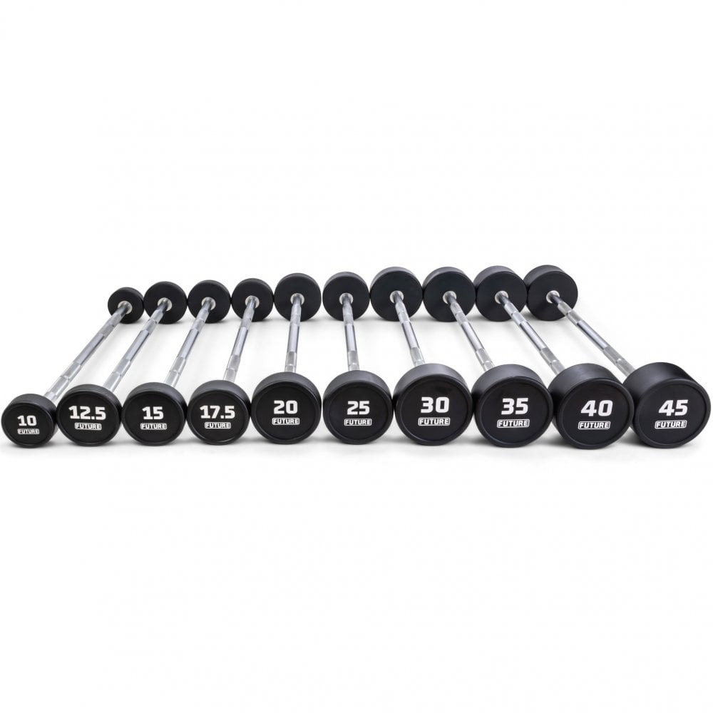 Future Premium Straight Urethane Barbell Set 10 - 45kg — Best Gym Equipment