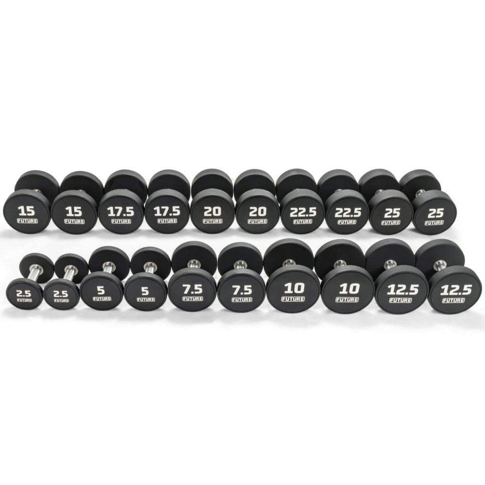 Future Premium Urethane Dumbbell Set 2.5 - 25kg — Best Gym Equipment