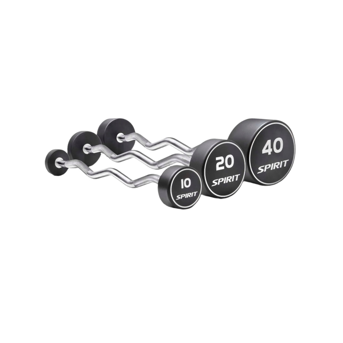 Spirit Fixed EZ Curl Barbells — Best Gym Equipment
