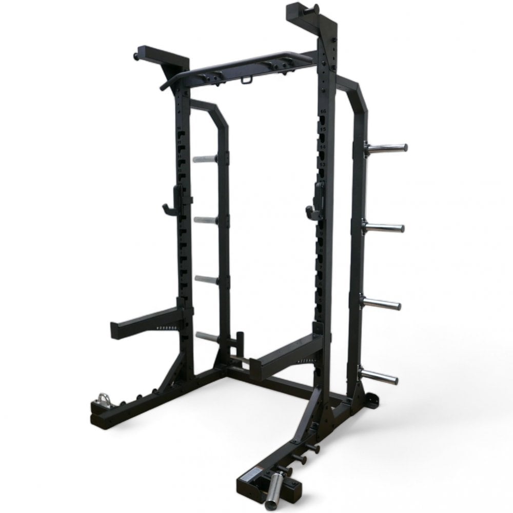 Future Elite Heavy-Duty Commercial Olympic Half Rack (2.5m) — Best Gym ...