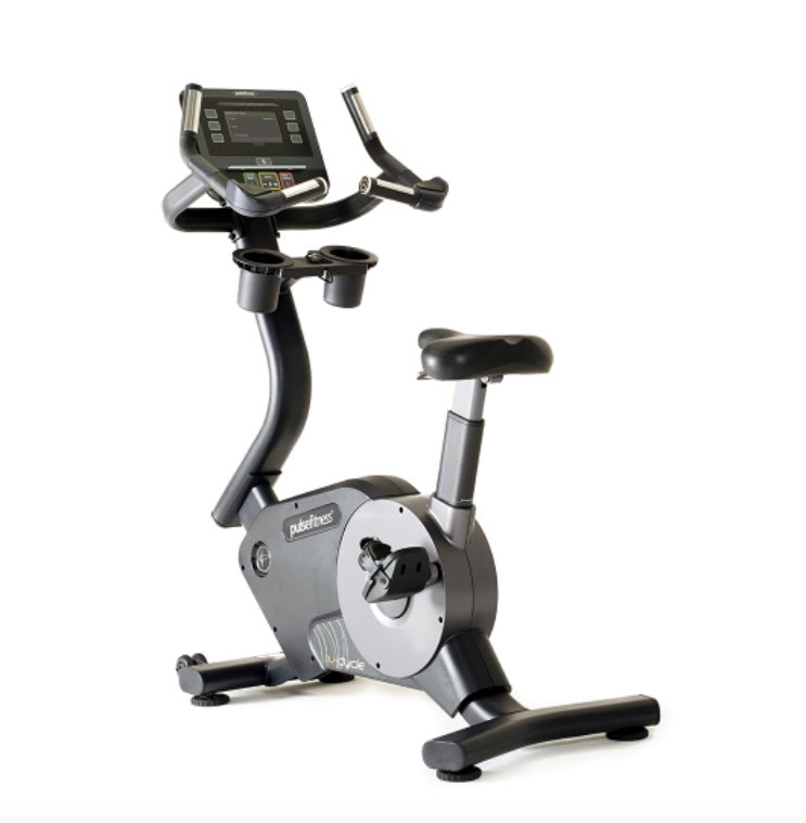 Refurbished Pulse Fitness U-Cycle 240G – Upright Cycle with 7" Cardio ...